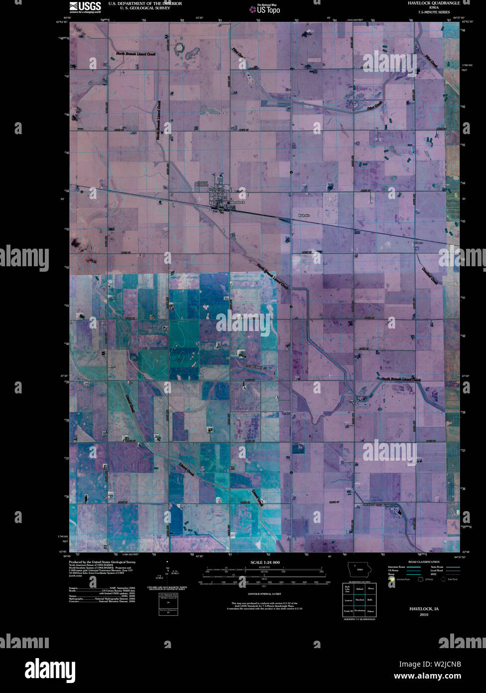 Map of havelock hi-res stock photography and images - Alamy