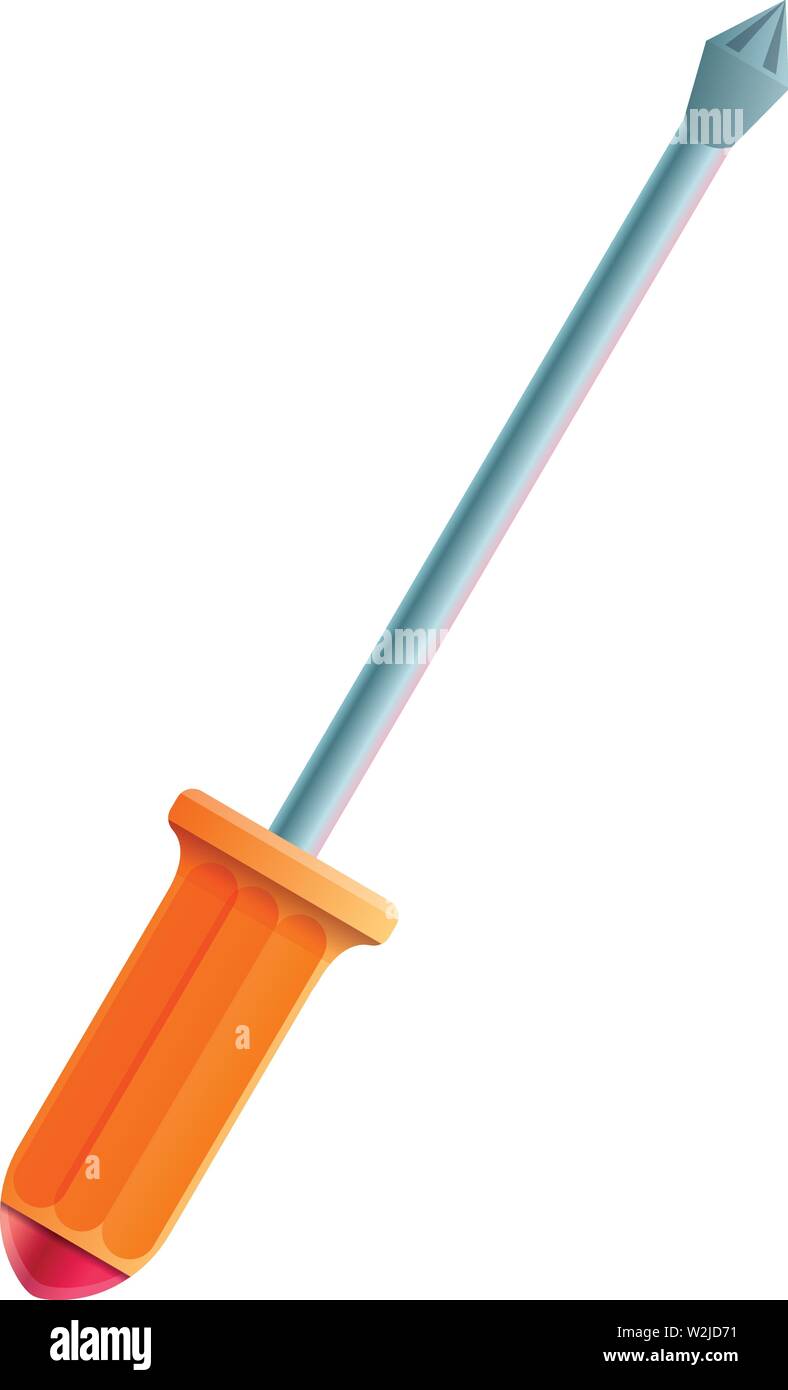 Hand screwdriver icon. Cartoon of hand screwdriver vector icon for web ...