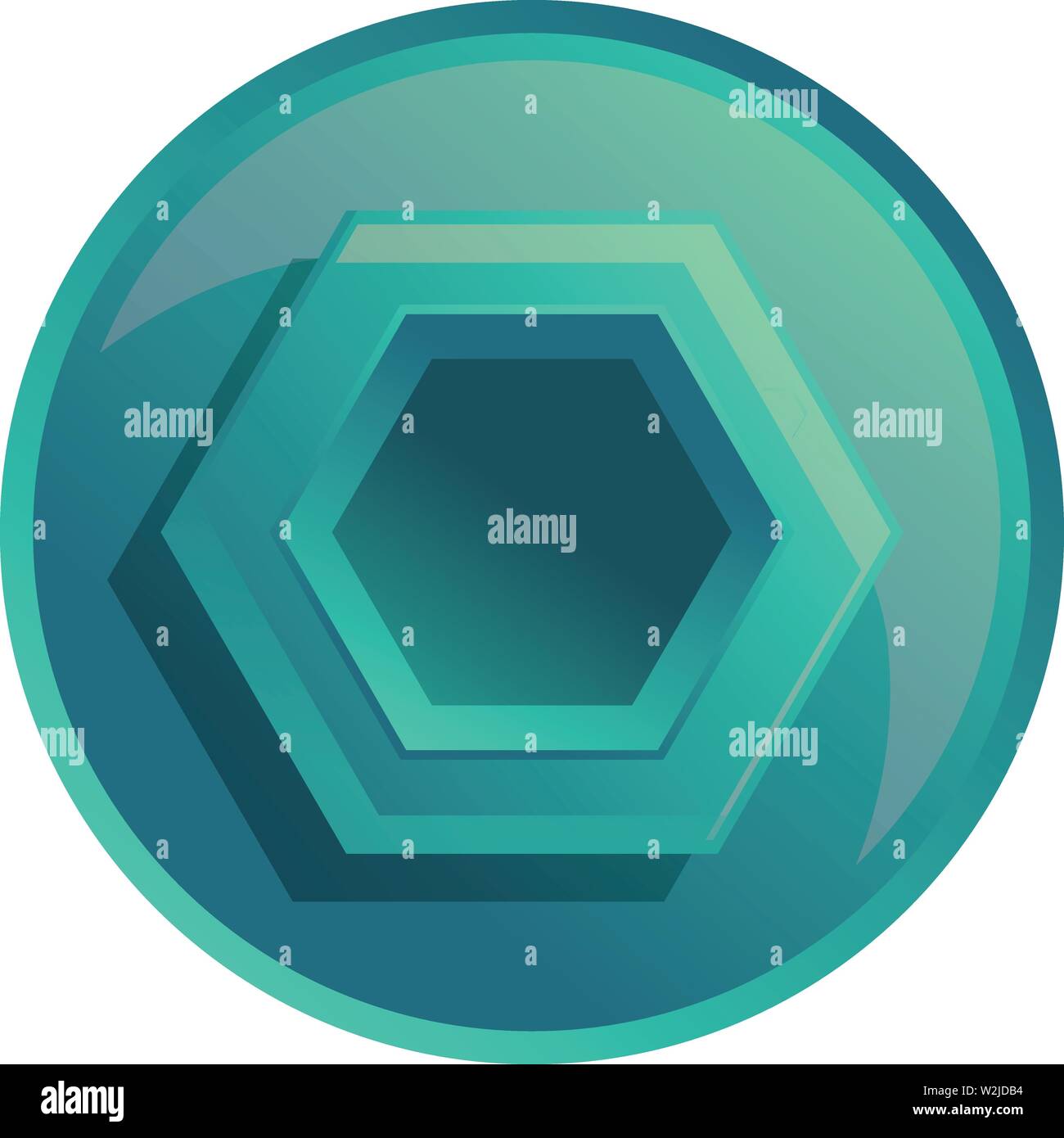 Torx external screw head icon. Cartoon of torx external screw head ...