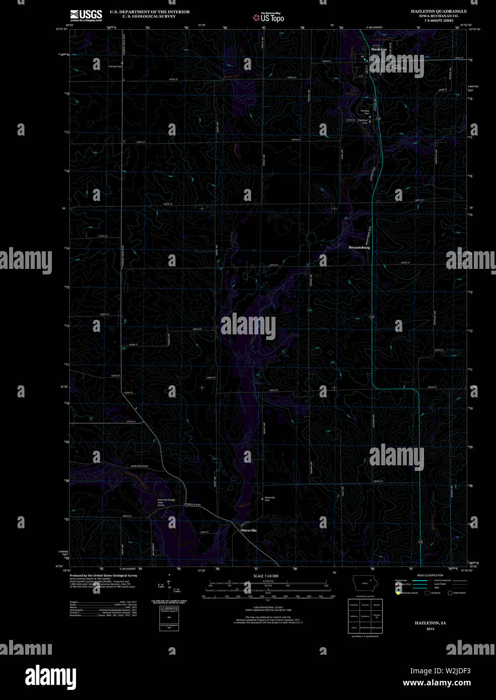 Map of hazleton hi-res stock photography and images - Alamy