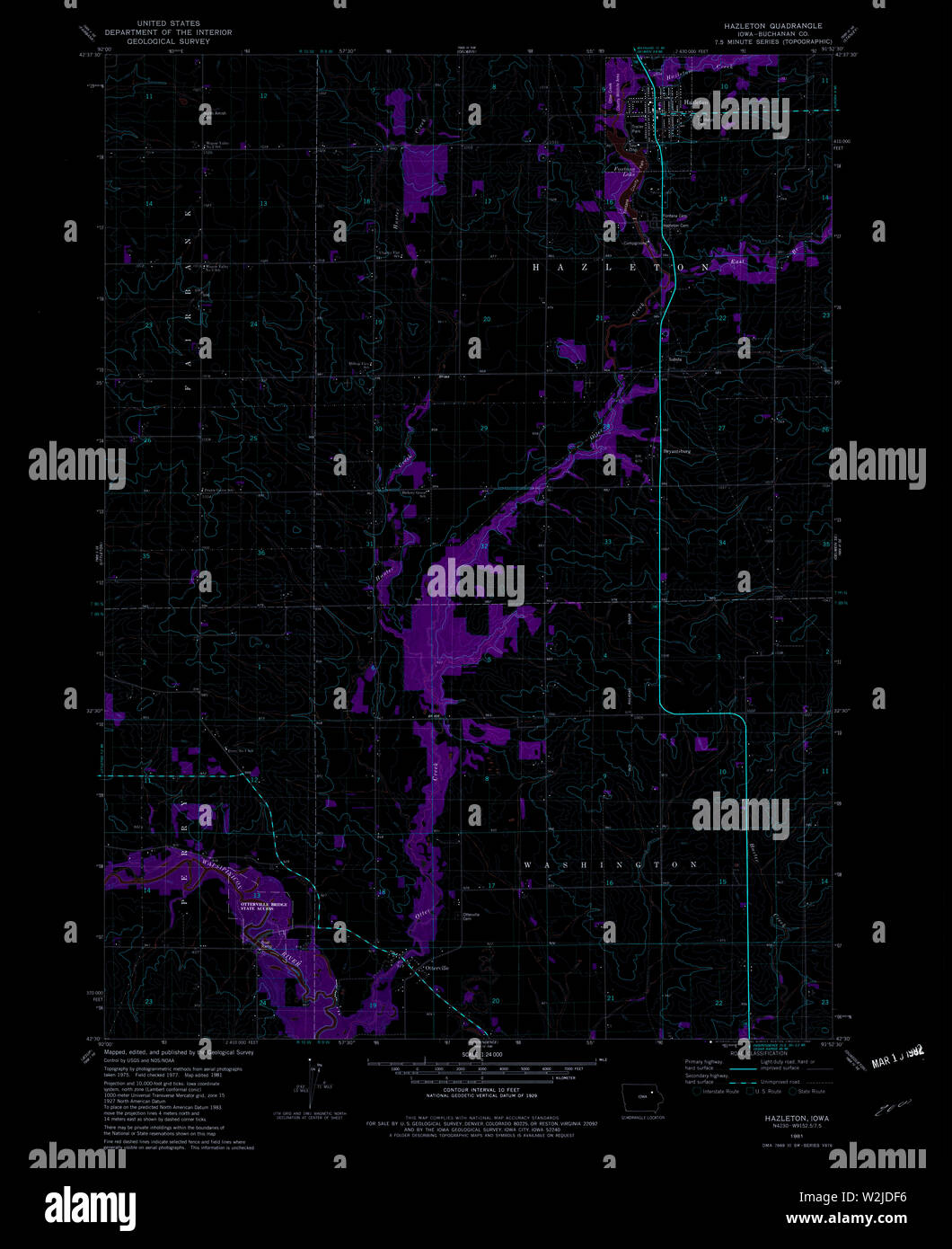 Map of hazleton hi-res stock photography and images - Alamy