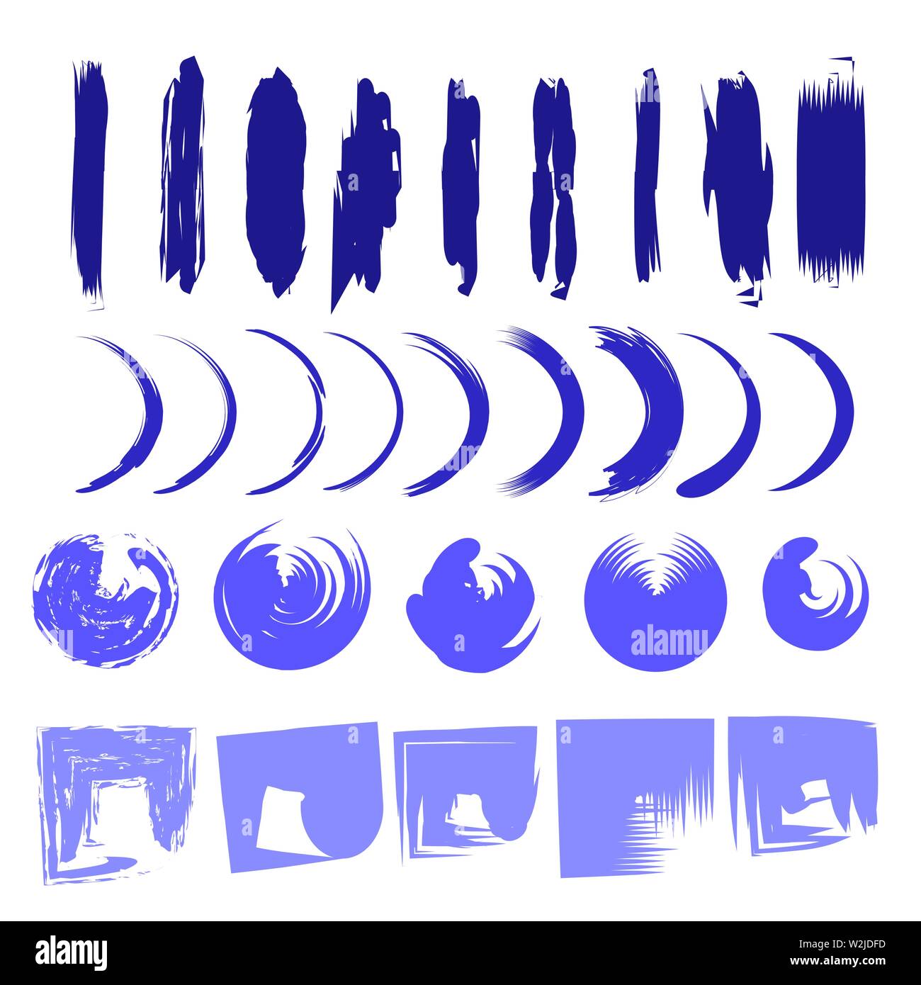 abstract paint brush stroke cartoon Stock Vector Image & Art - Alamy