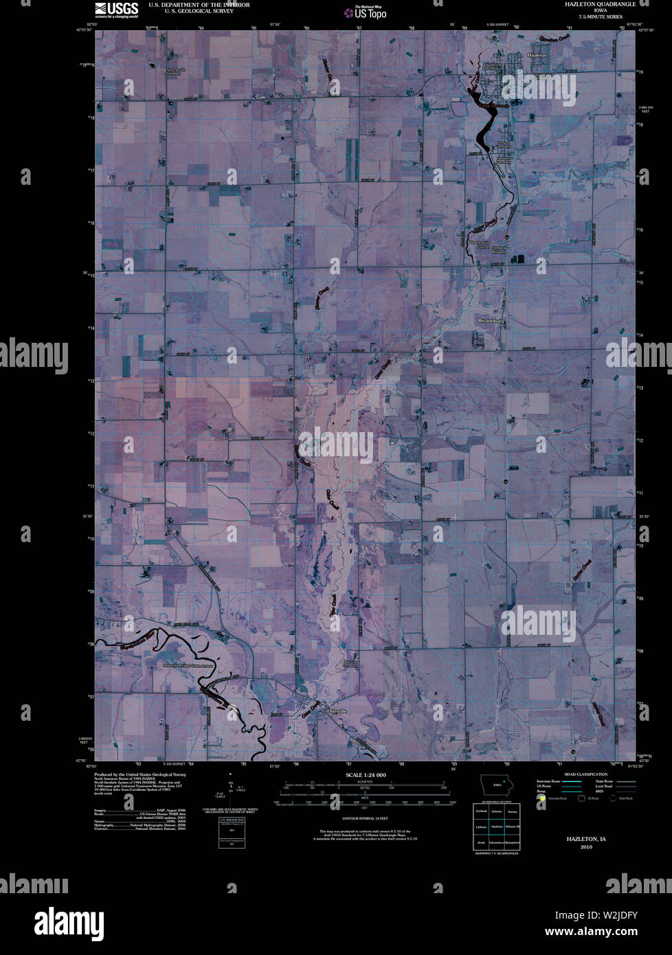 Map of hazleton hi-res stock photography and images - Alamy