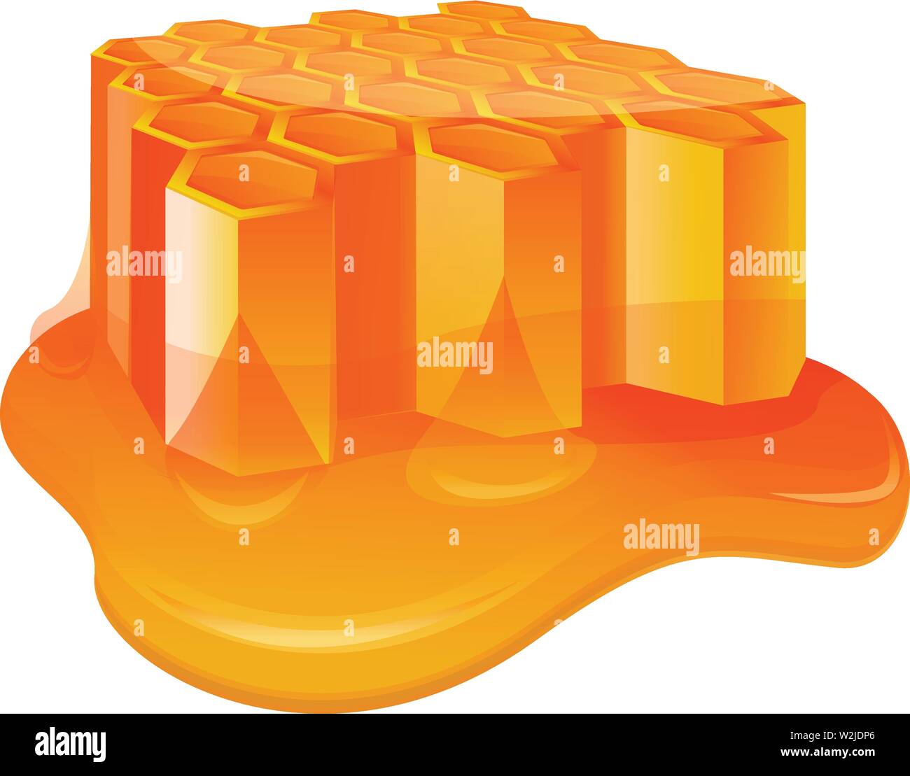 Fresh honey icon. Cartoon of fresh honey vector icon for web design ...