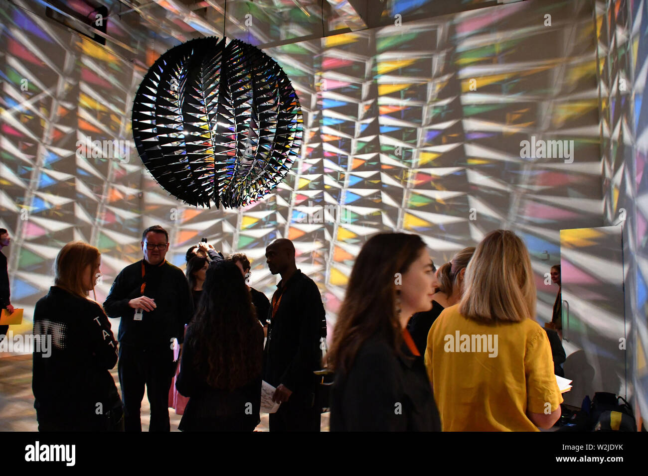 Tate Modern, London, UK. 9th July 2019. Olafur Eliasson, In real life ...