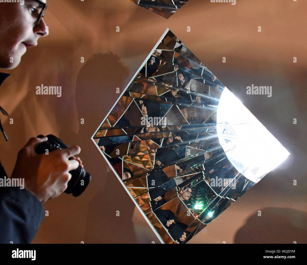 Tate Modern, London, UK. 9th July 2019. Olafur Eliasson, Your planetary ...