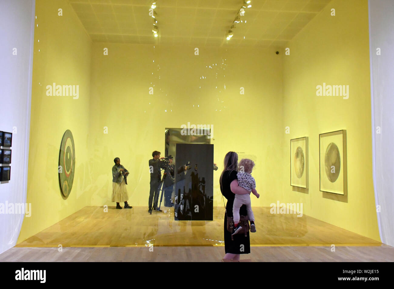Tate Modern, London, UK. 9th July 2019. Olafur Eliasson, Suney 1995 at ...