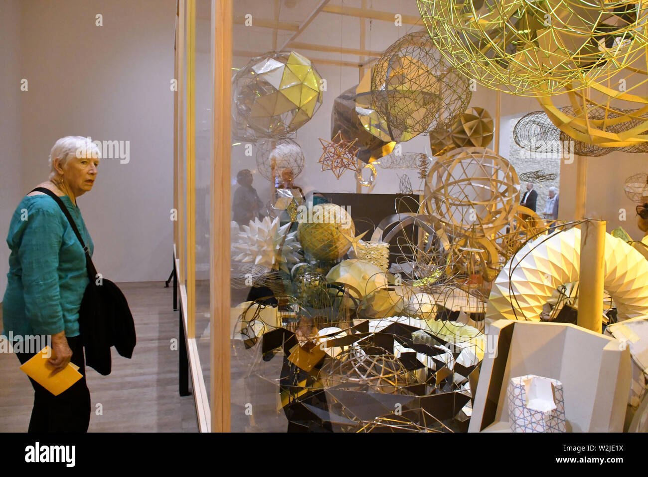 Tate Modern, London, UK. 9th July 2019. Olafur Eliasson, Model room ...