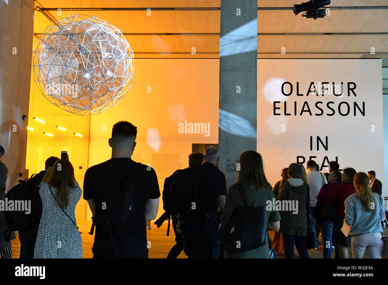 Tate Modern, London, UK. 9th July 2019. Olafur Eliasson, Stardust ...