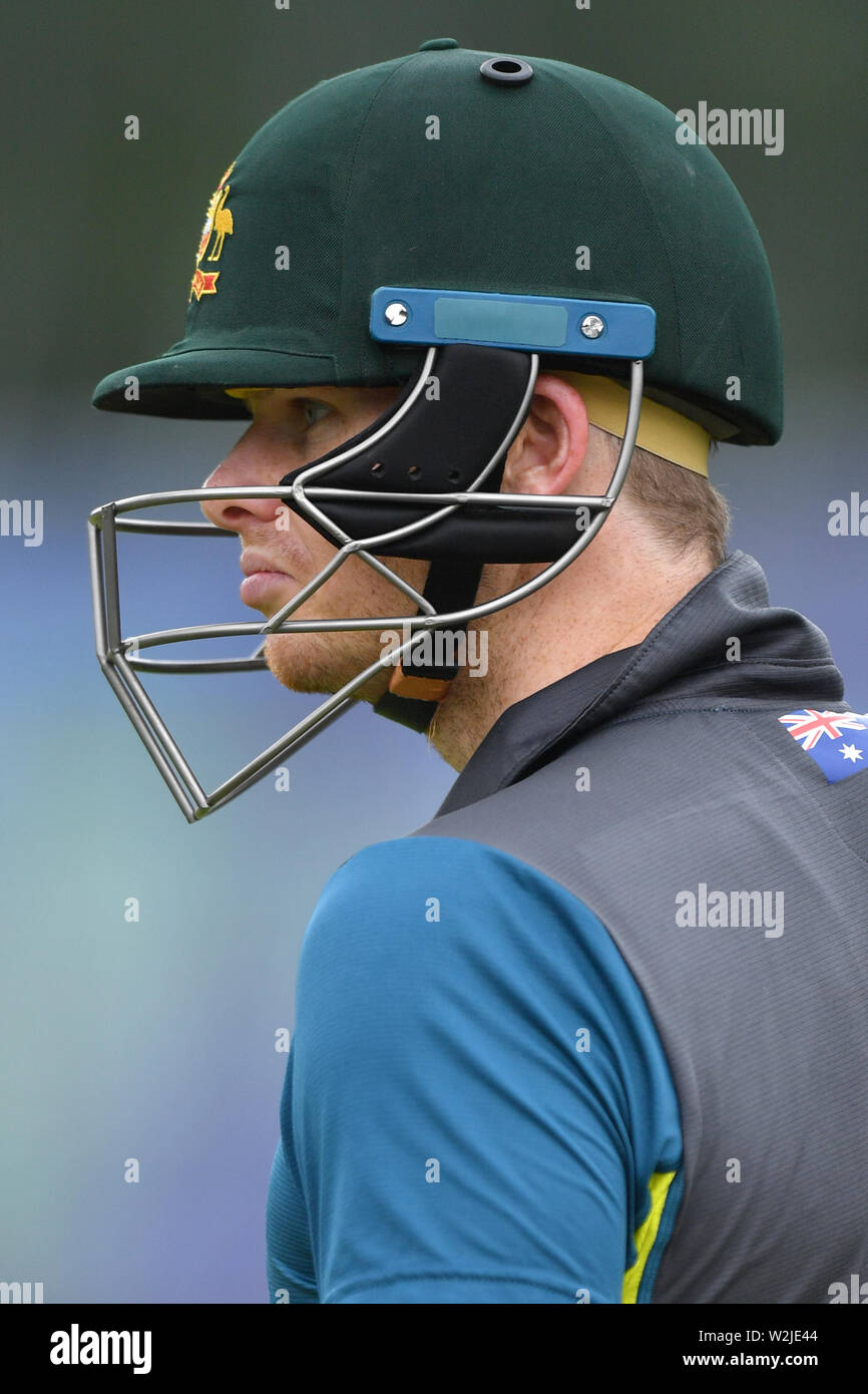 Australia's Steven Smith during the nets session at Edgbaston ...