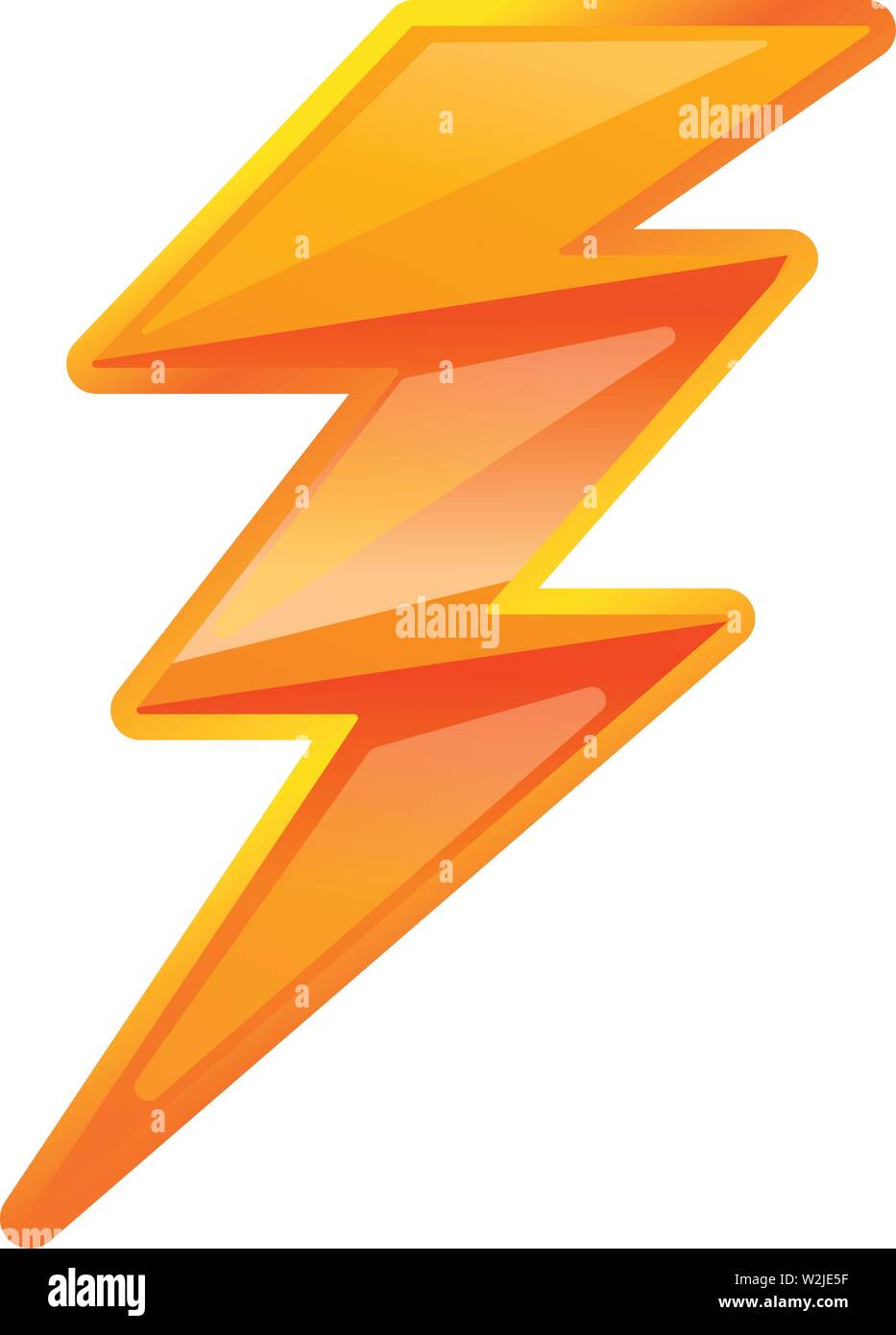 Fast lighting bolt icon. Cartoon of fast lighting bolt vector icon for ...