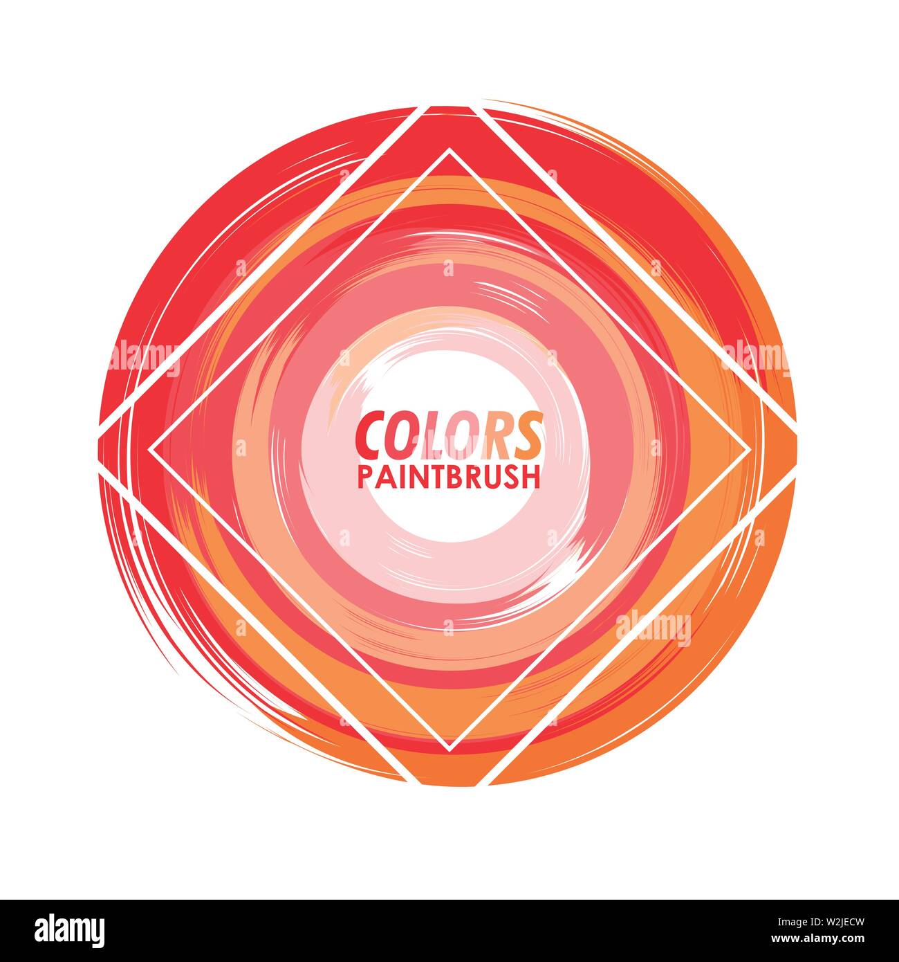 brush stroke symbol emblem cartoon Stock Vector Image & Art - Alamy