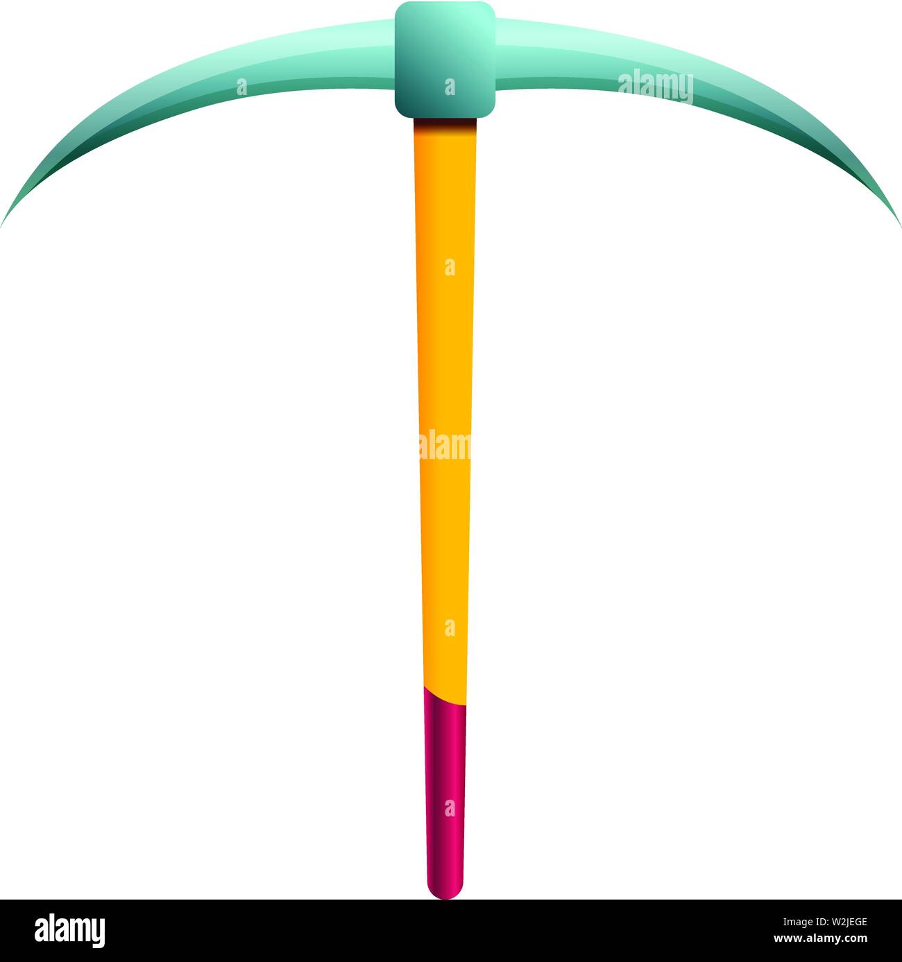 Mine pick icon. Cartoon of mine pick vector icon for web design ...