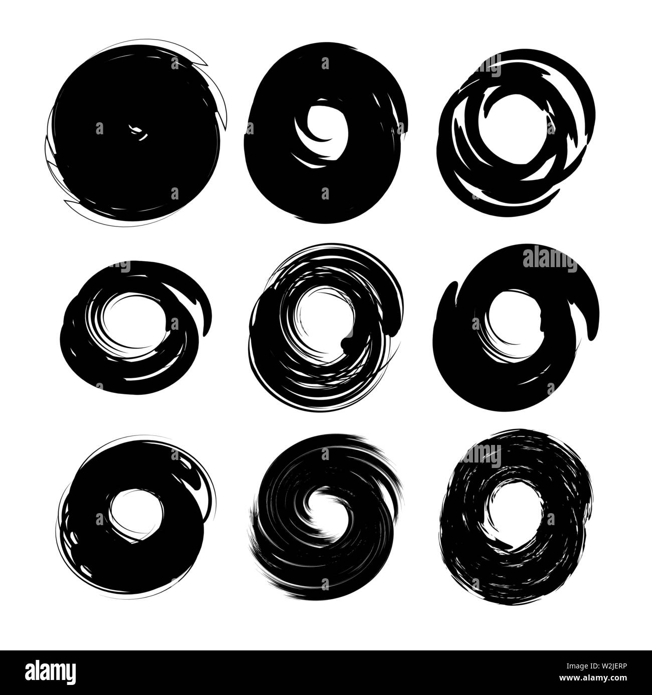 abstract paint brush stroke cartoon Stock Vector Image & Art - Alamy