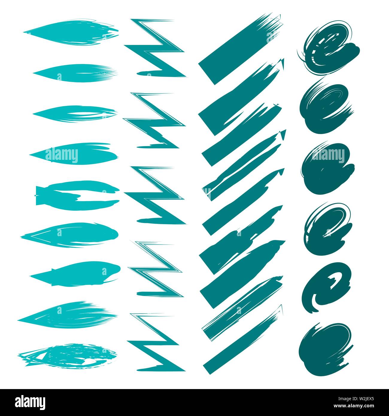abstract paint brush stroke cartoon Stock Vector Image & Art - Alamy