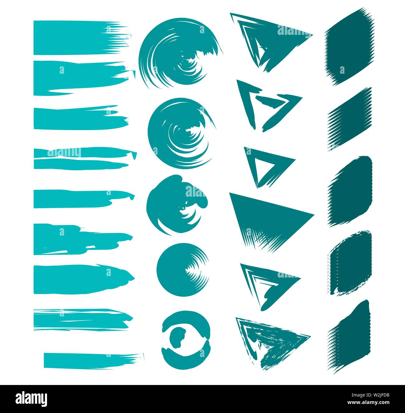 abstract paint brush stroke cartoon Stock Vector Image & Art - Alamy