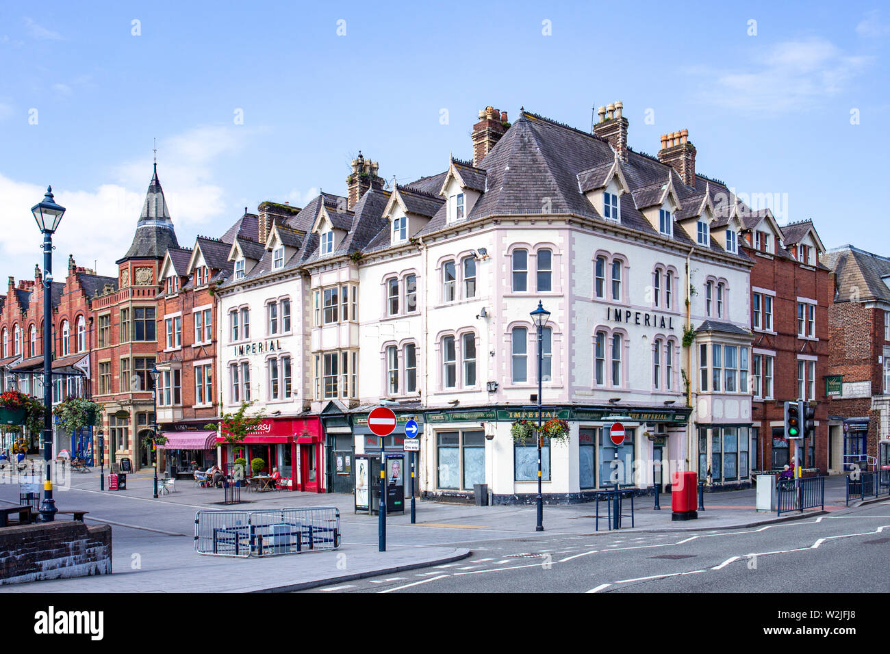 Former Imperial hotel in Colwyn Bay Conwy North Wales UK Stock Photo ...