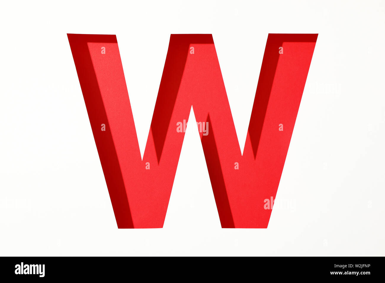 W Typography Font Letter Type High Resolution Stock Photography and ...