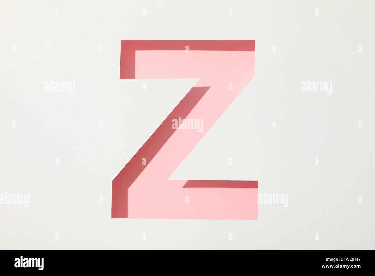 Color letter L on white background, space for text Stock Photo - Alamy