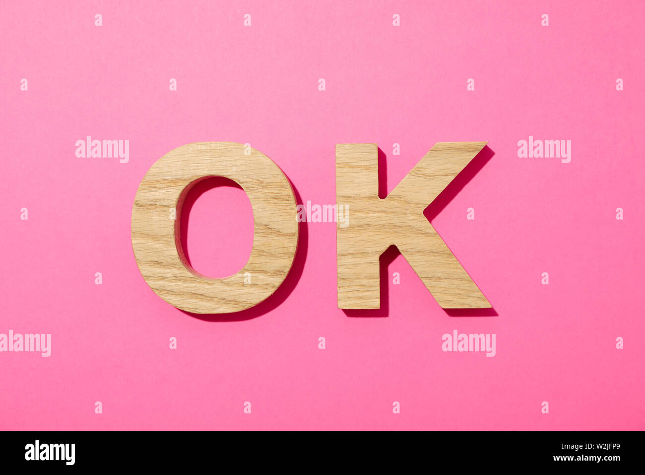 With the word ok hi-res stock photography and images - Alamy