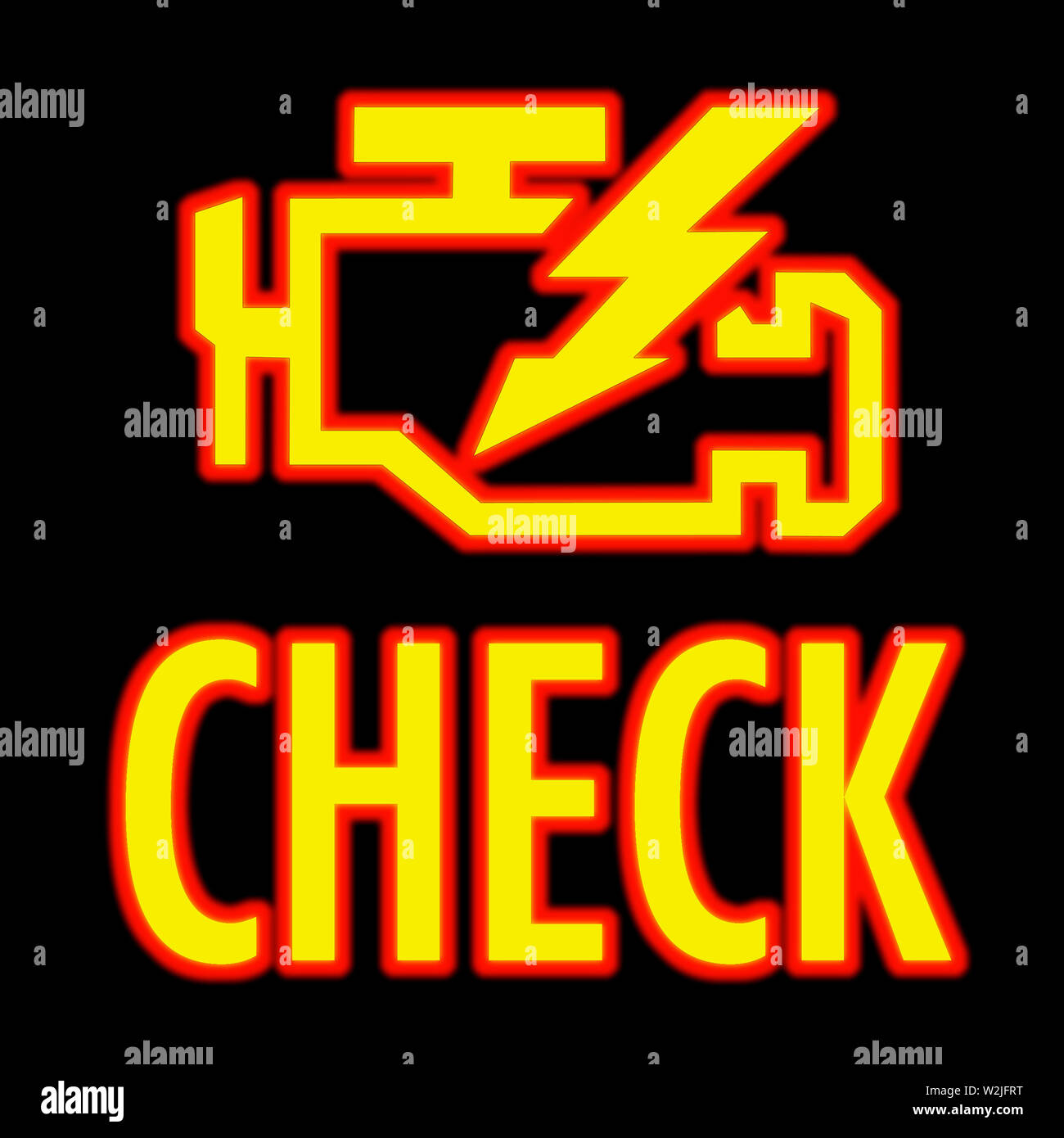 Icon Check Engine Symbol
