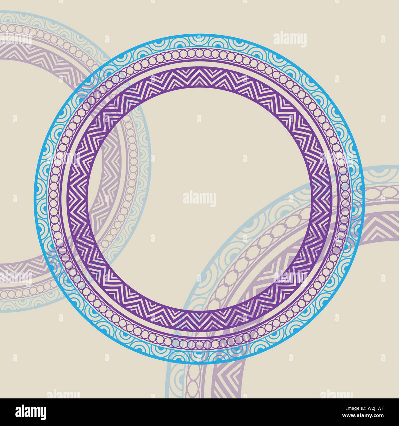 round icon decorative emblem cartoon Stock Vector Image & Art - Alamy