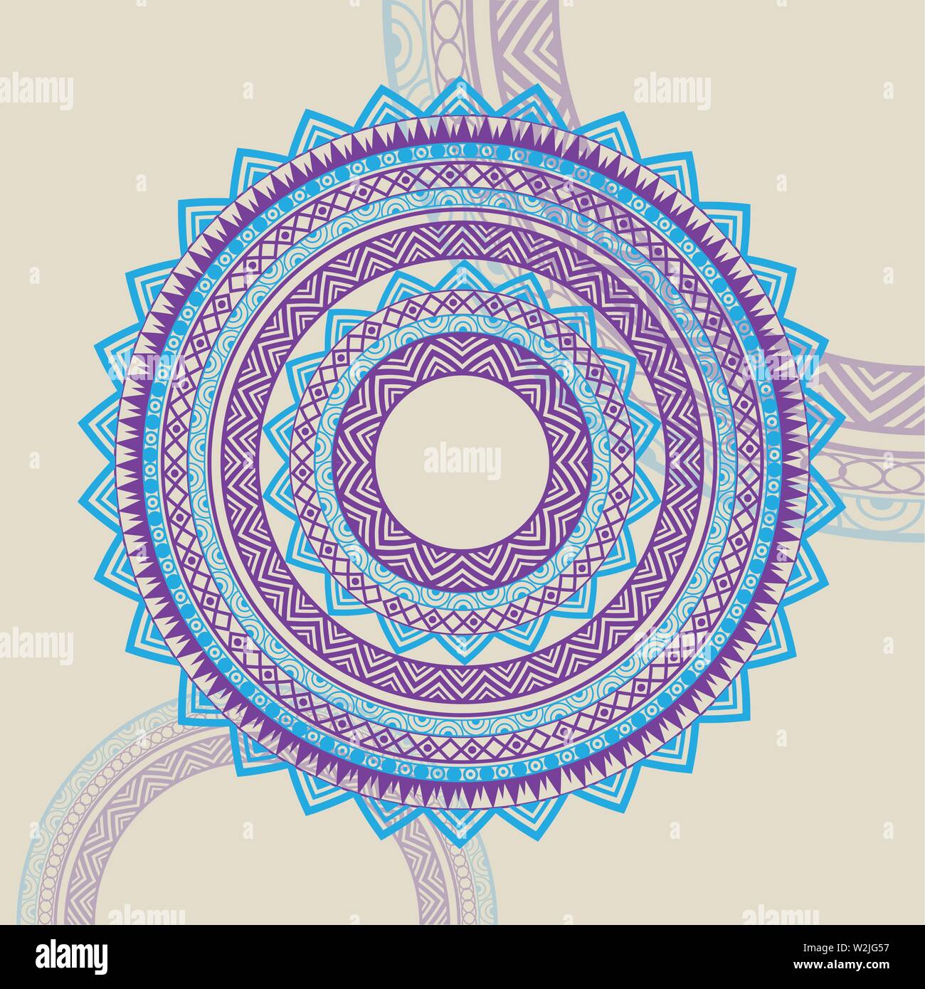 round icon decorative emblem cartoon Stock Vector Image & Art - Alamy