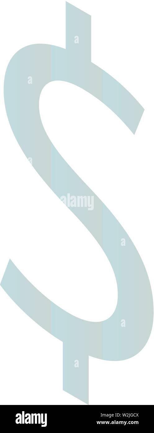Dollar sign icon, isometric style Stock Vector Image & Art - Alamy