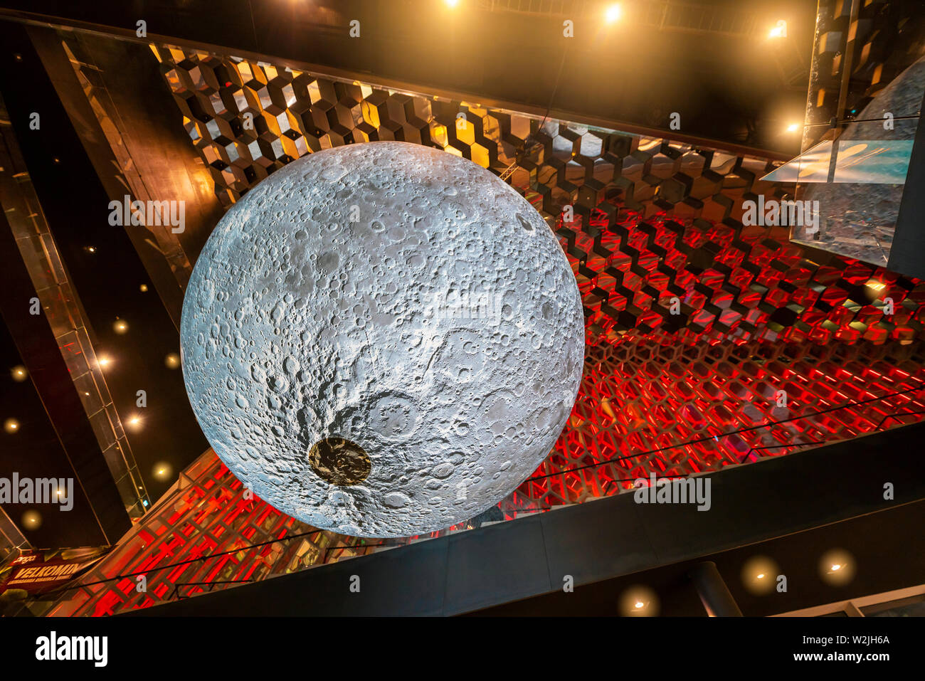 Museum of the Moon, art piece, by Installation artist Luke Jerram ...
