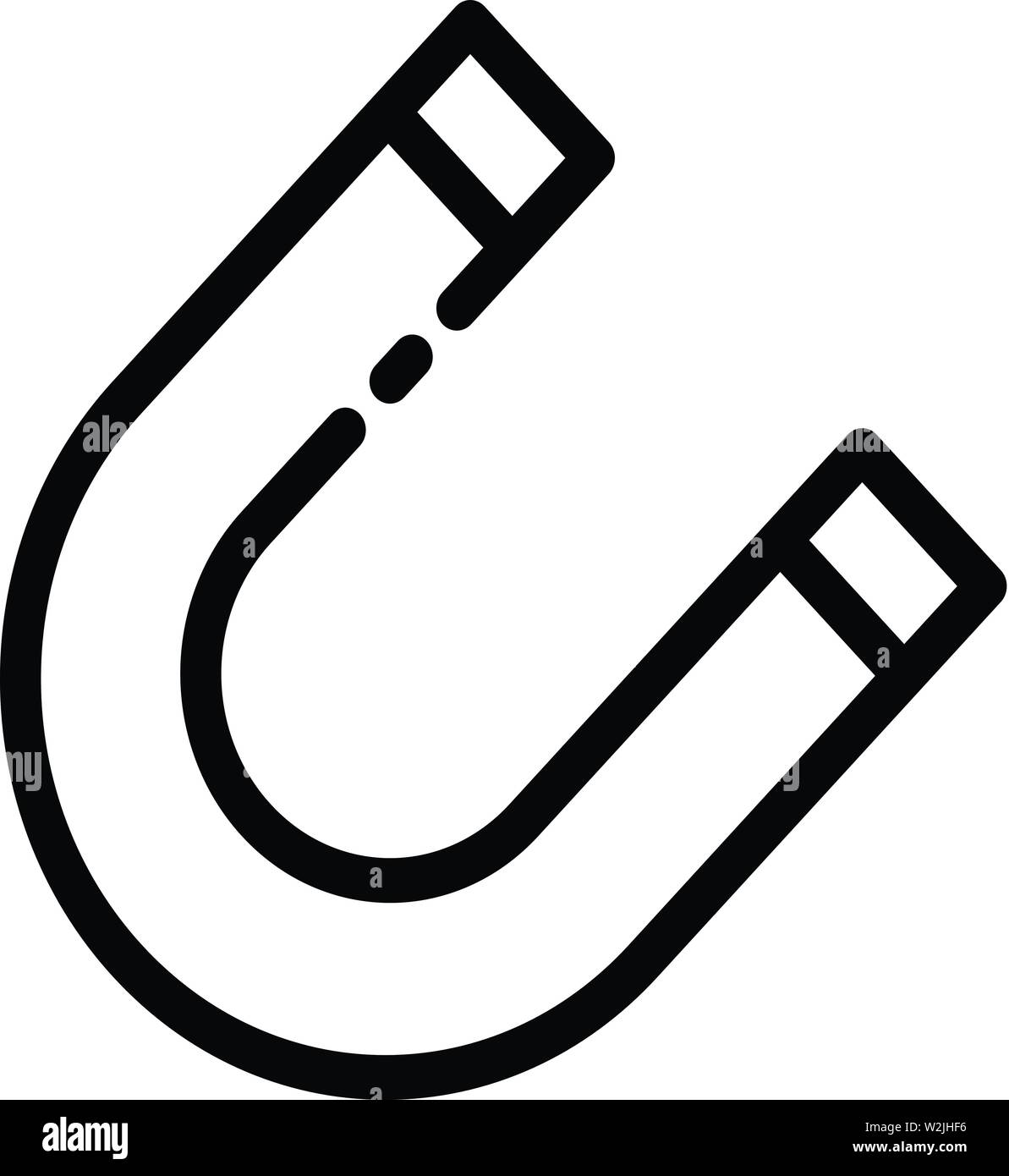 Magnet power icon, outline style Stock Vector Image & Art - Alamy