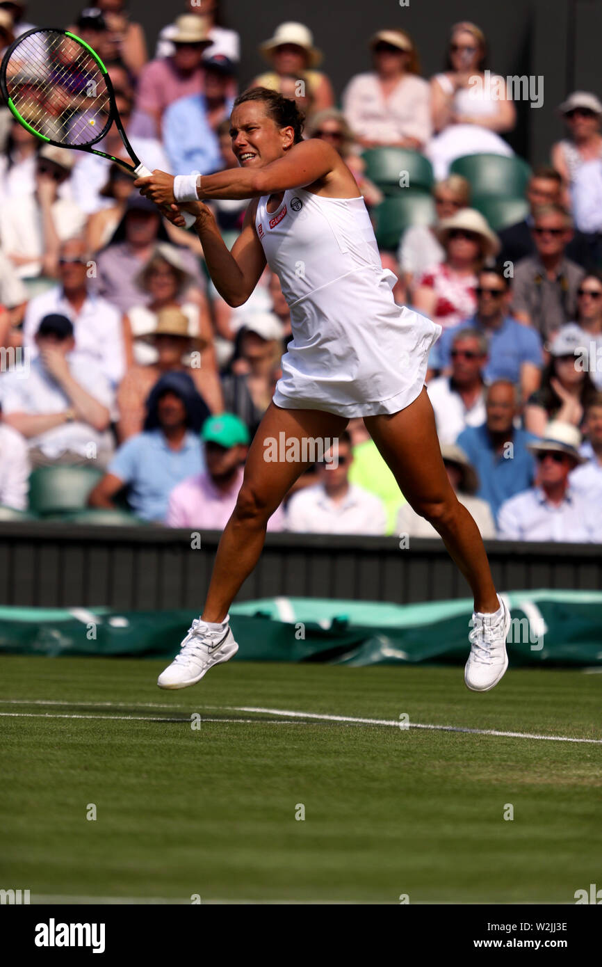 Barbara strycova backhand hi-res stock photography and images - Alamy