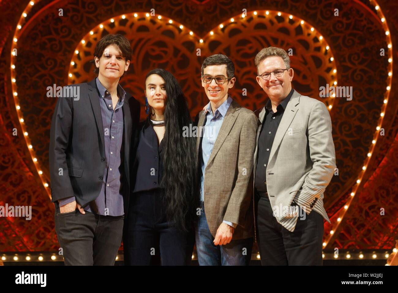 New York, NY, USA. 9th July, 2019. Alex Timbers, Sonya Tayeh, Justin ...