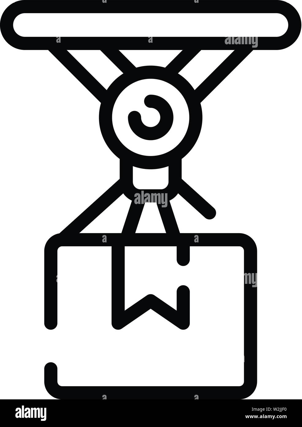 Assembly box icon, outline style Stock Vector Image & Art - Alamy