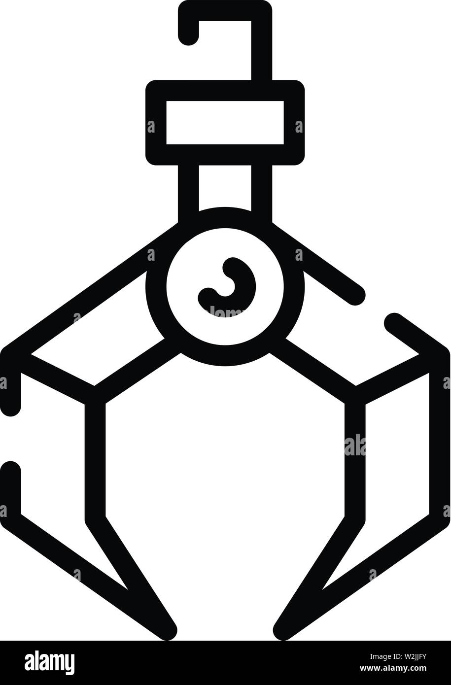 Assembly hand icon, outline style Stock Vector Image & Art - Alamy