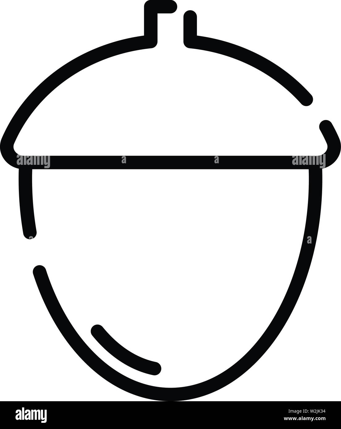 Fall acorn icon, outline style Stock Vector Image & Art - Alamy