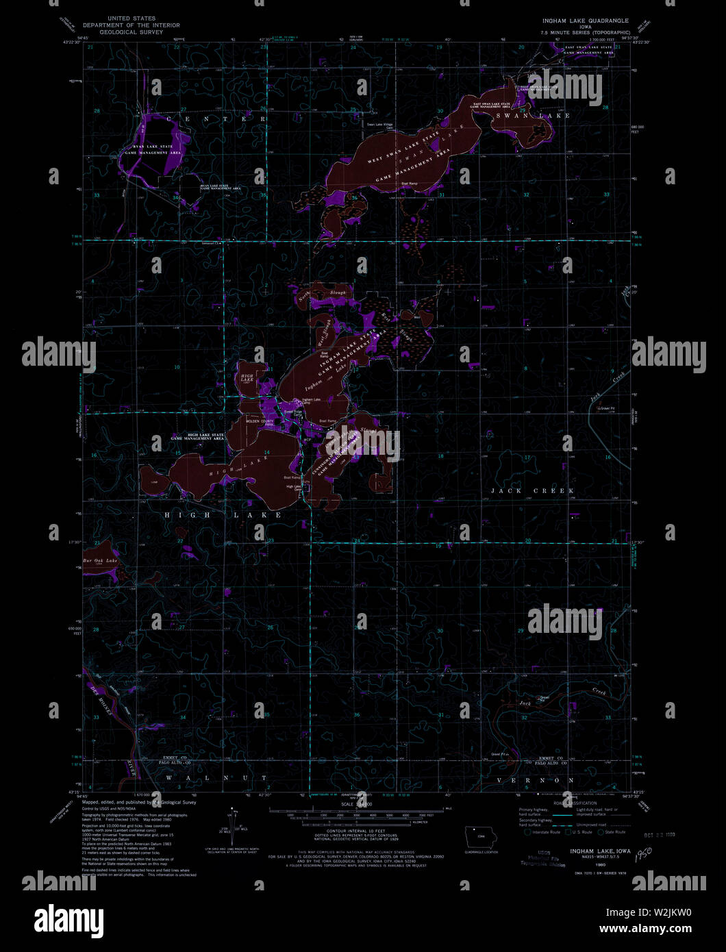 Map of ingham hi-res stock photography and images - Alamy