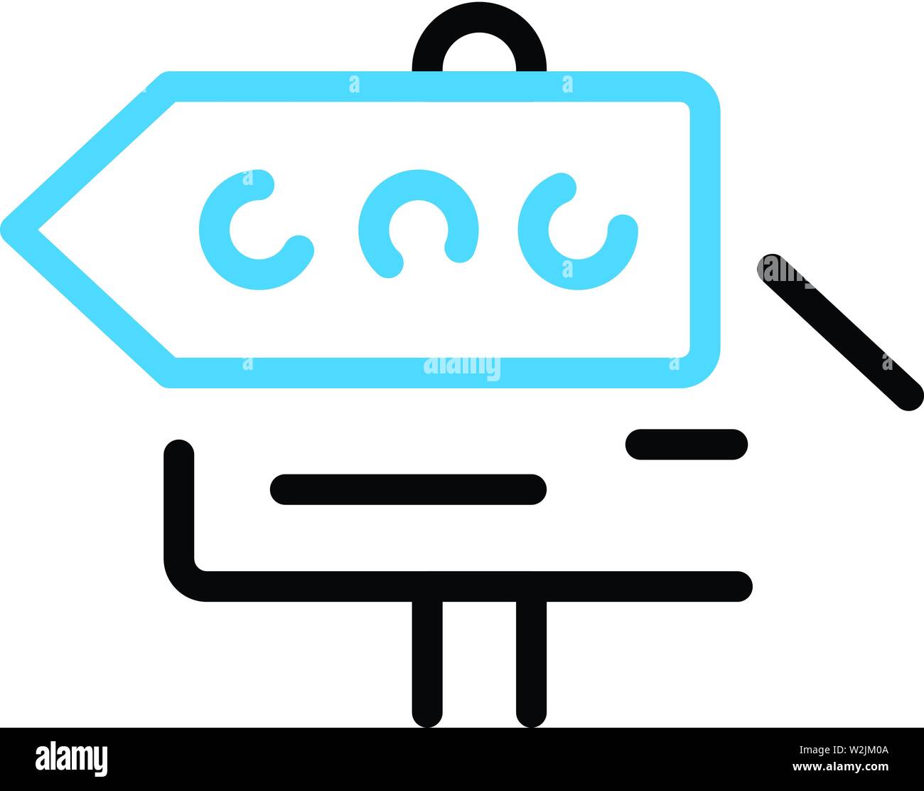 Travel sign board icon, outline style Stock Vector Image & Art - Alamy