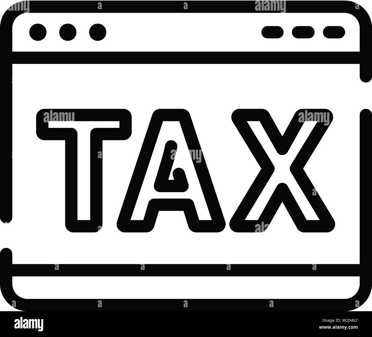 Car tax form Stock Vector Images - Alamy