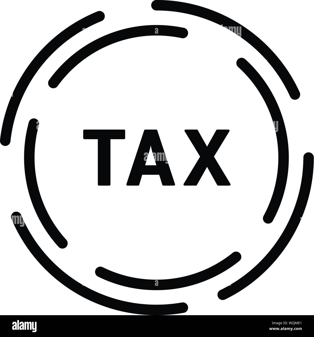 Tax company icon, outline style Stock Vector Image & Art - Alamy