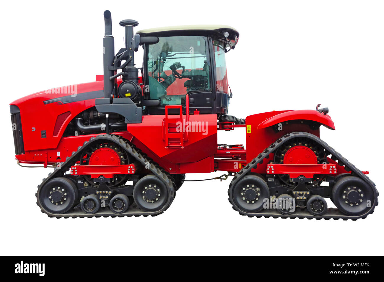Powerful crawler tractor DeltaTrack isolated on white background Stock ...