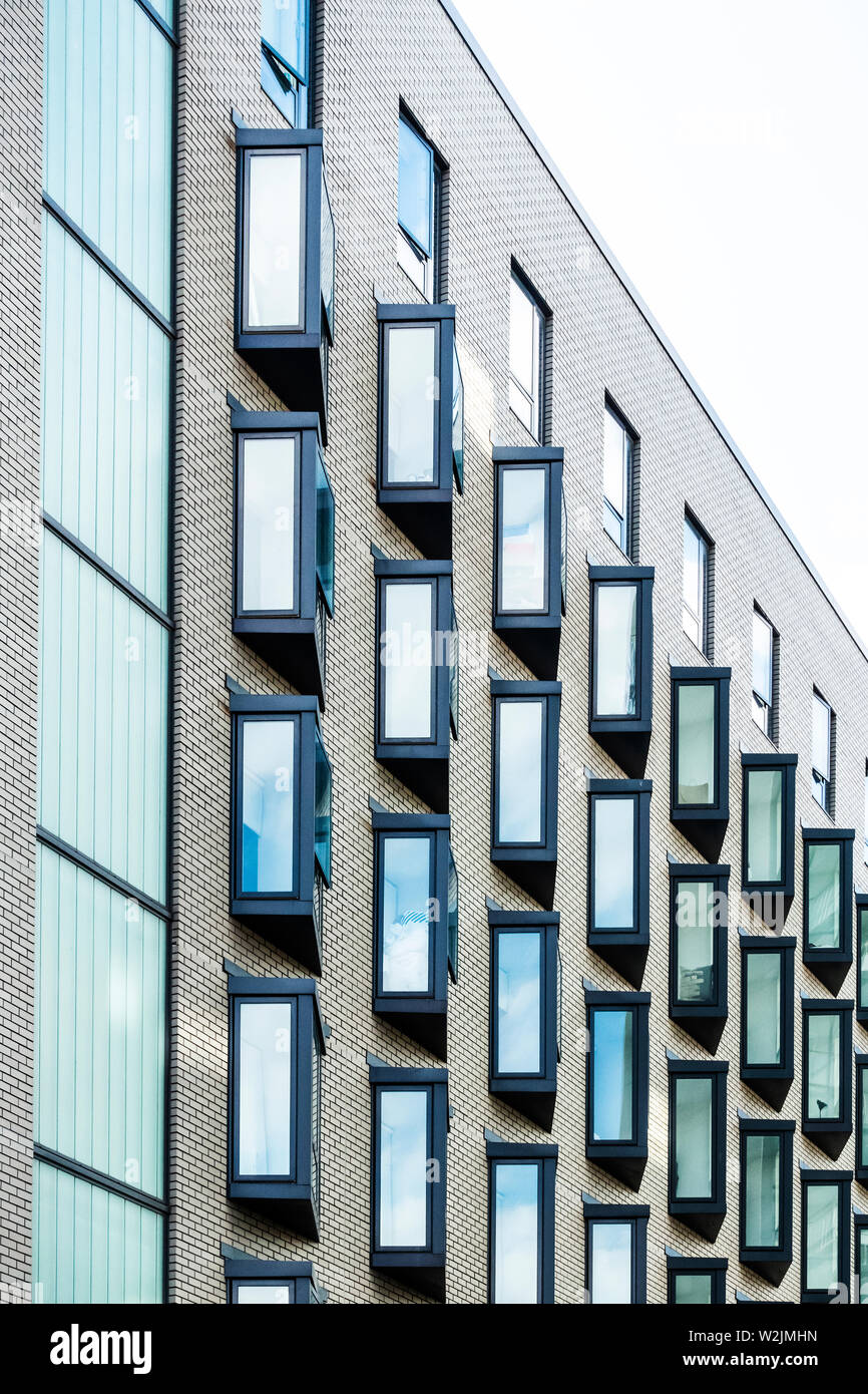 A modern 21st century high rise apartment block in Newcastle upon Tyne ...