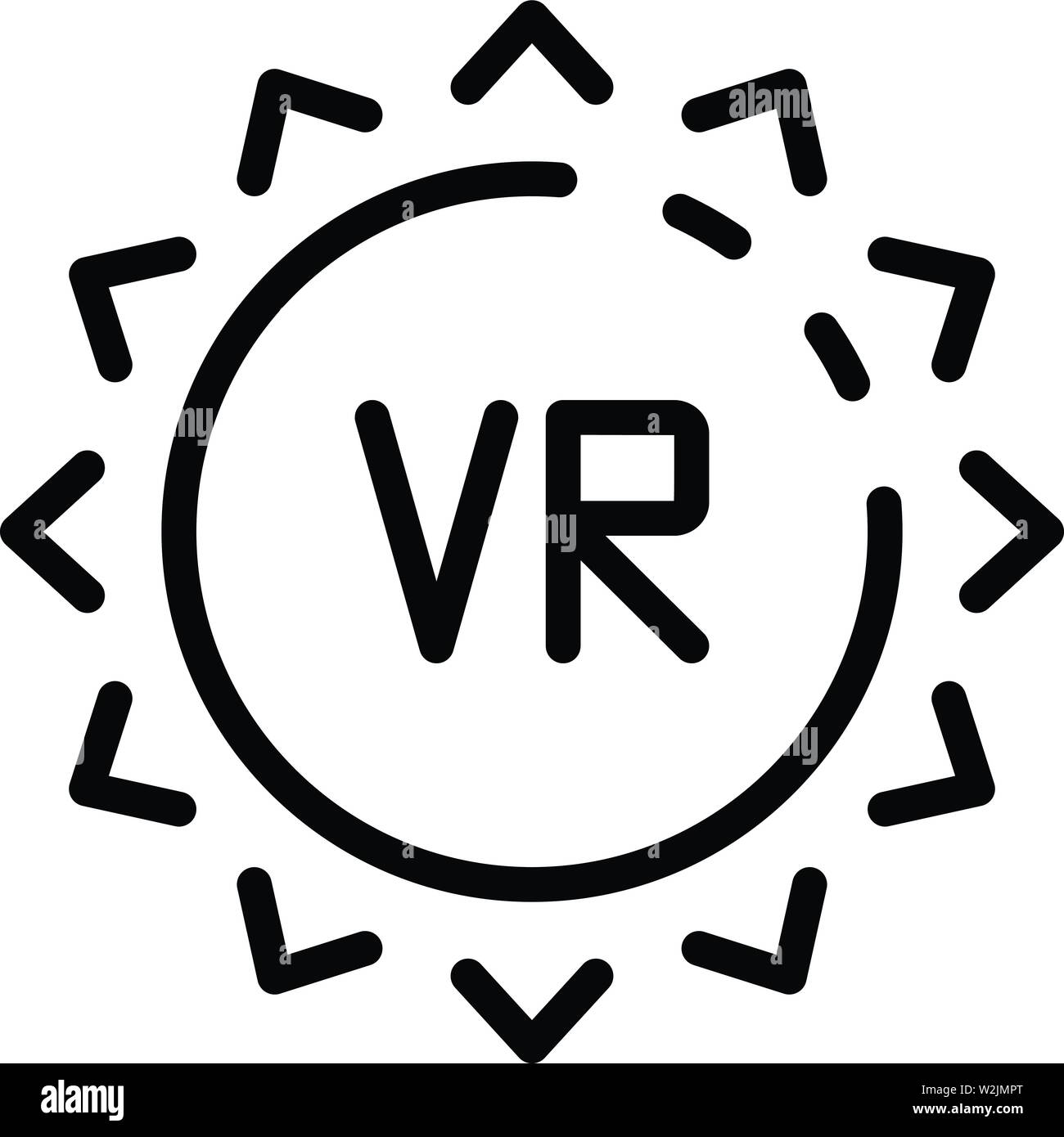 Neon vr glasses in Black and White Stock Photos & Images - Alamy