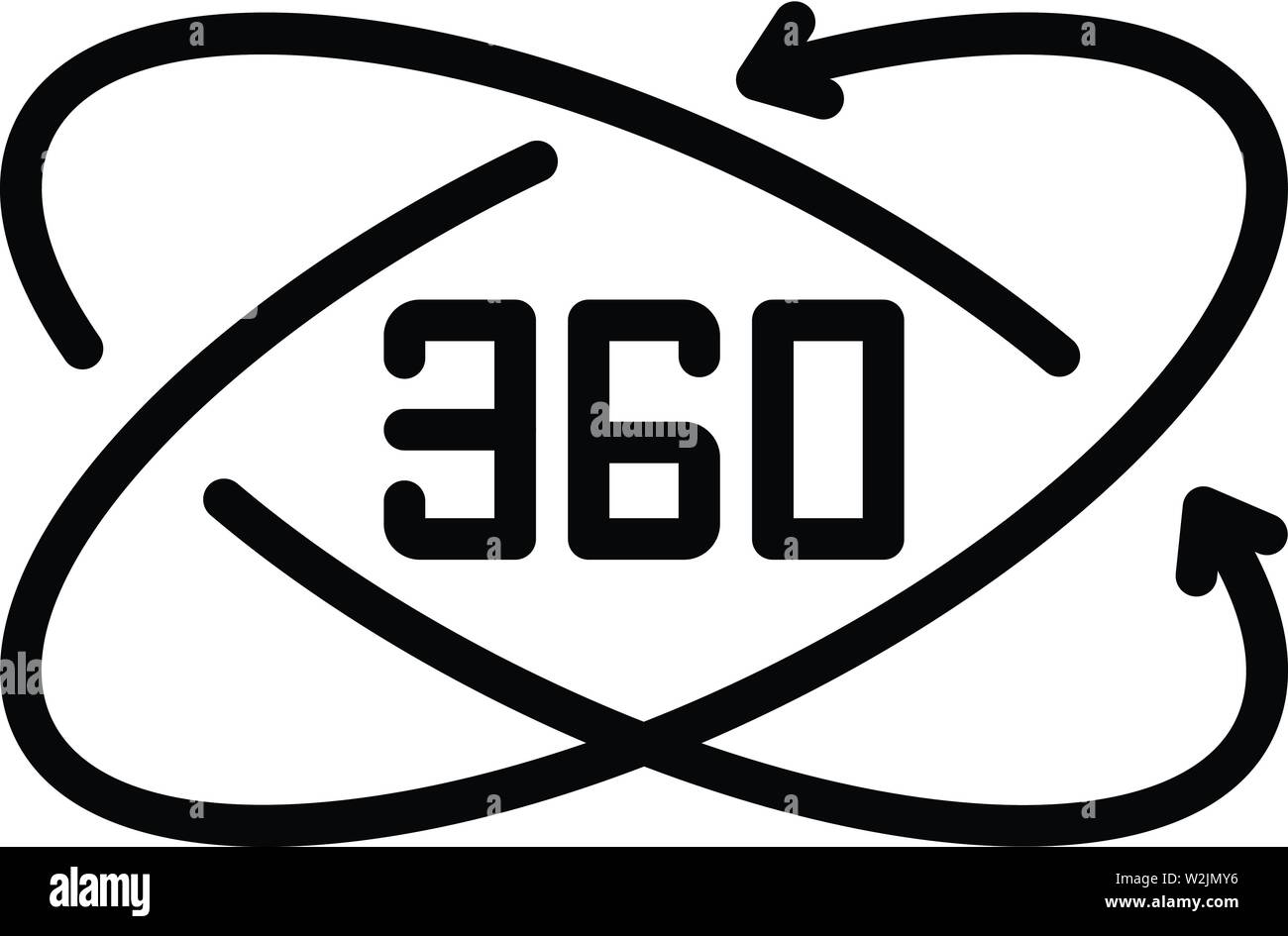 Vr simulator icon, outline style Stock Vector Image & Art - Alamy