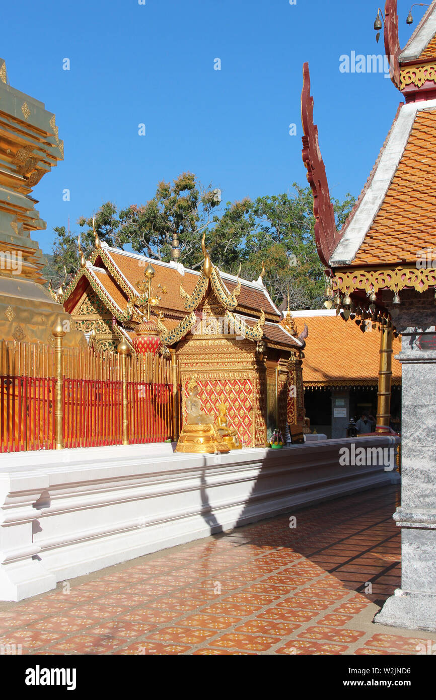 buddhist temple (wat doi suthep) in chiang mai (thailand Stock Photo ...