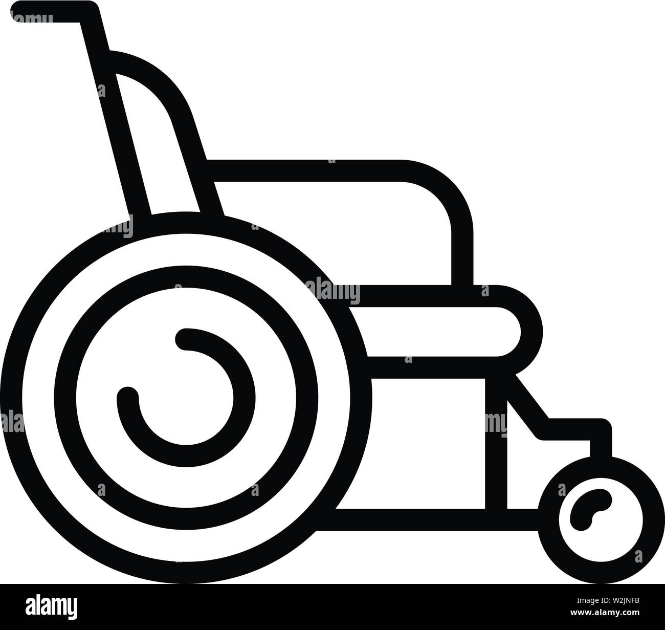 Wheelchair icon, outline style Stock Vector Image & Art - Alamy Wheelchair icon, outline style Stock Vector Image & Art - Alamy