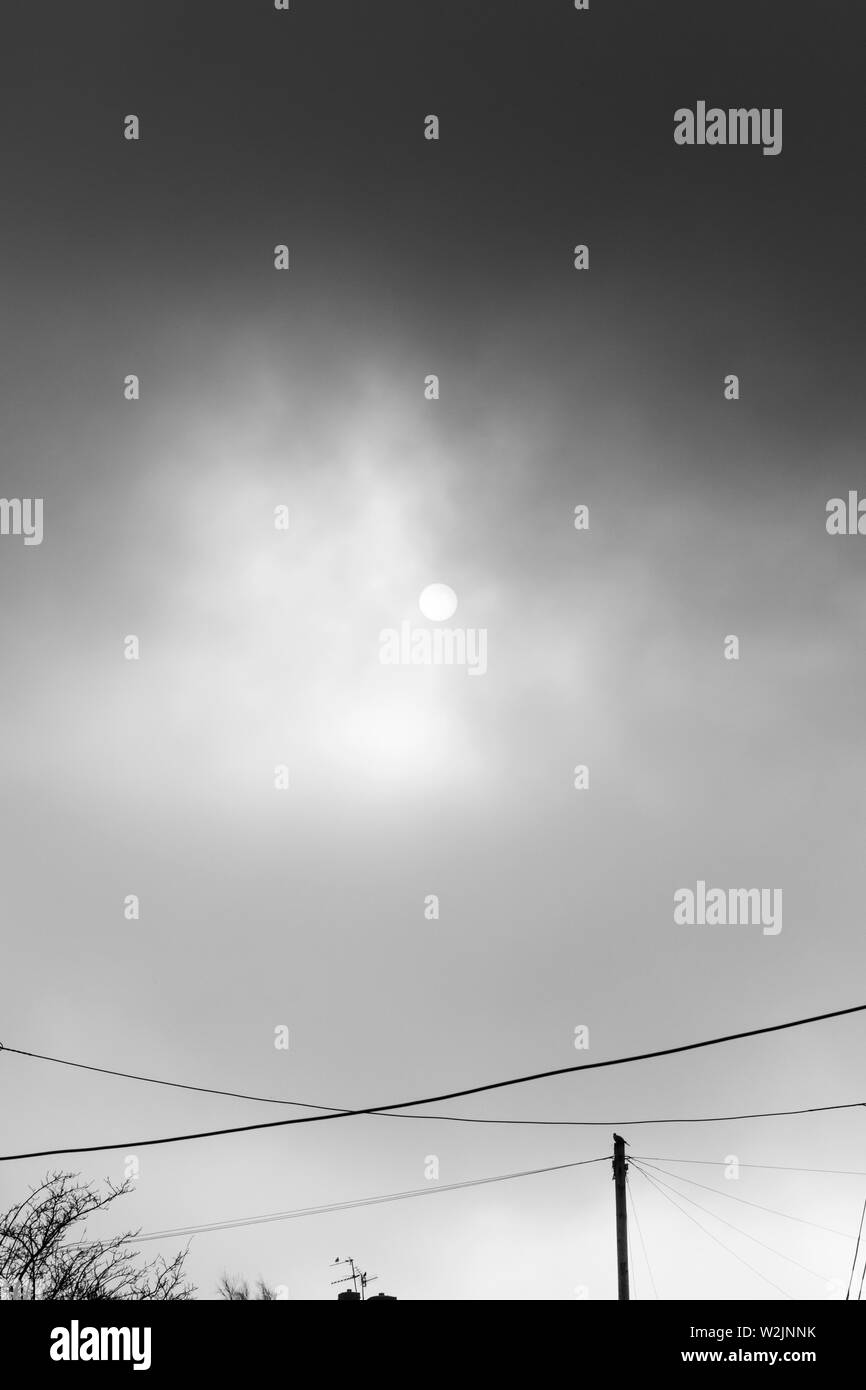 Sun shining Black and White Stock Photos & Images - Alamy