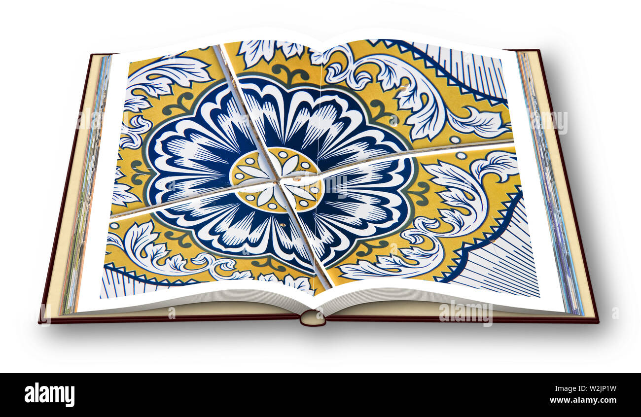 Typical portuguese decorations with colored ceramic tiles - Opened ...