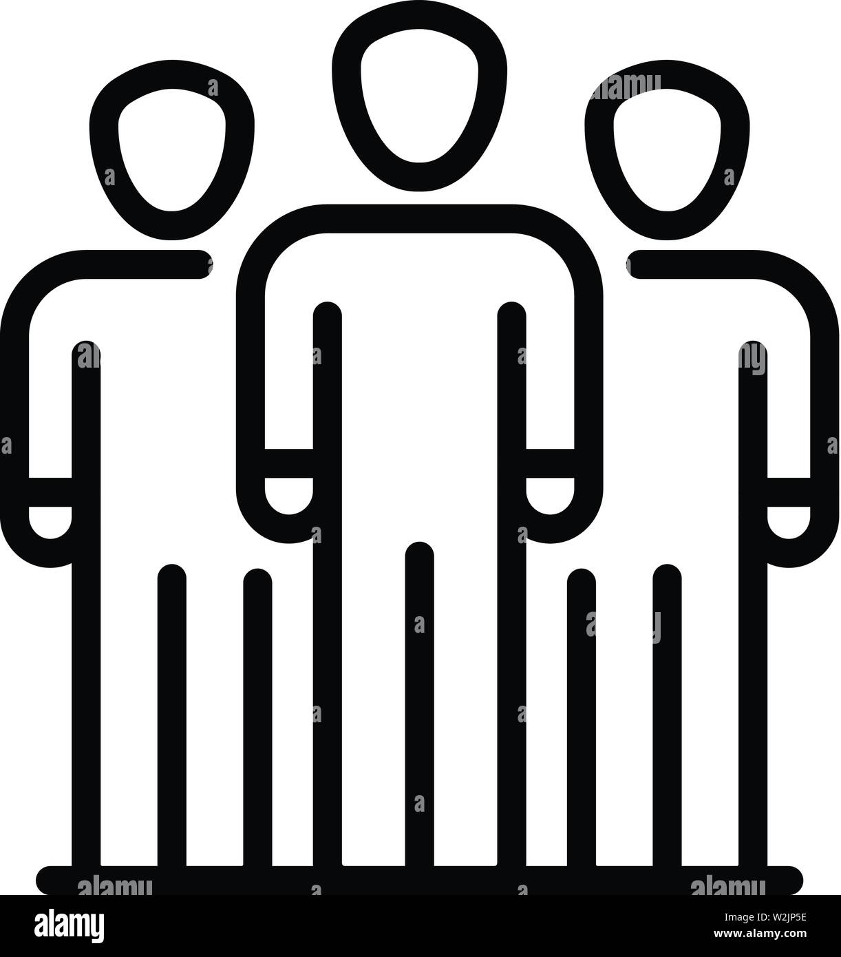 Business people group icon, outline style Stock Vector Image & Art - Alamy