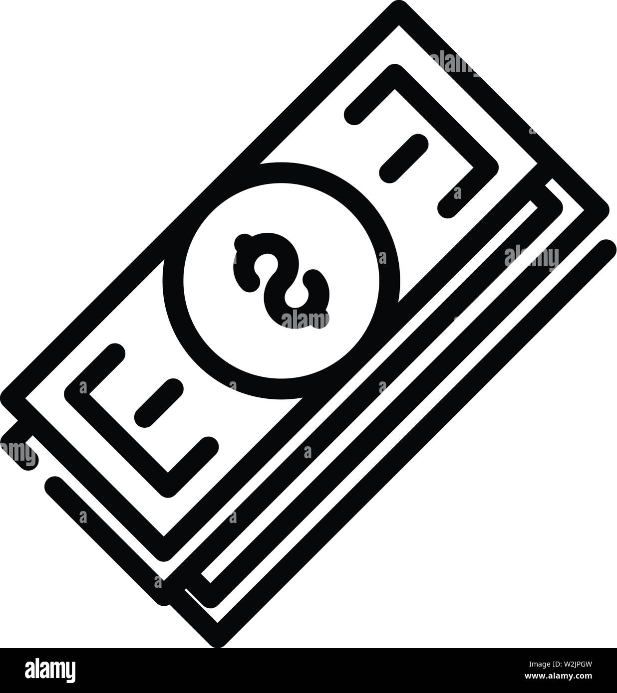 Money pack icon, outline style Stock Vector Image & Art - Alamy