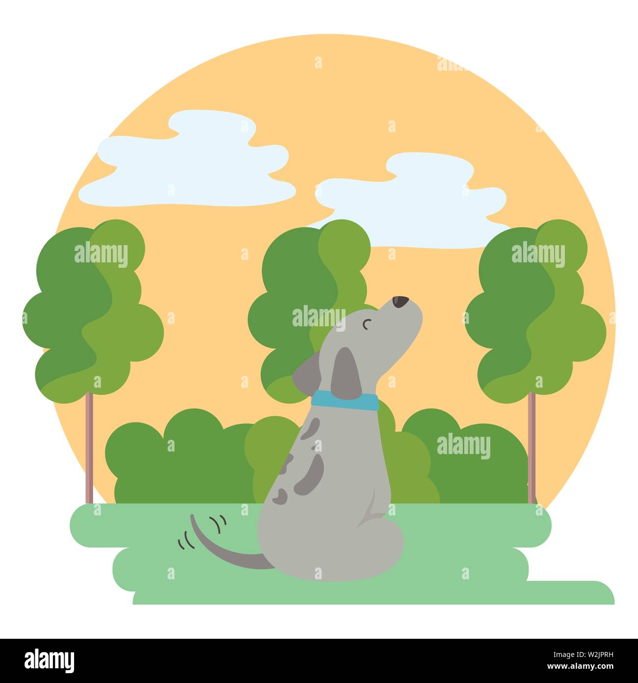 Dog cartoon design, Mascot pet animal nature cute and puppy theme ...